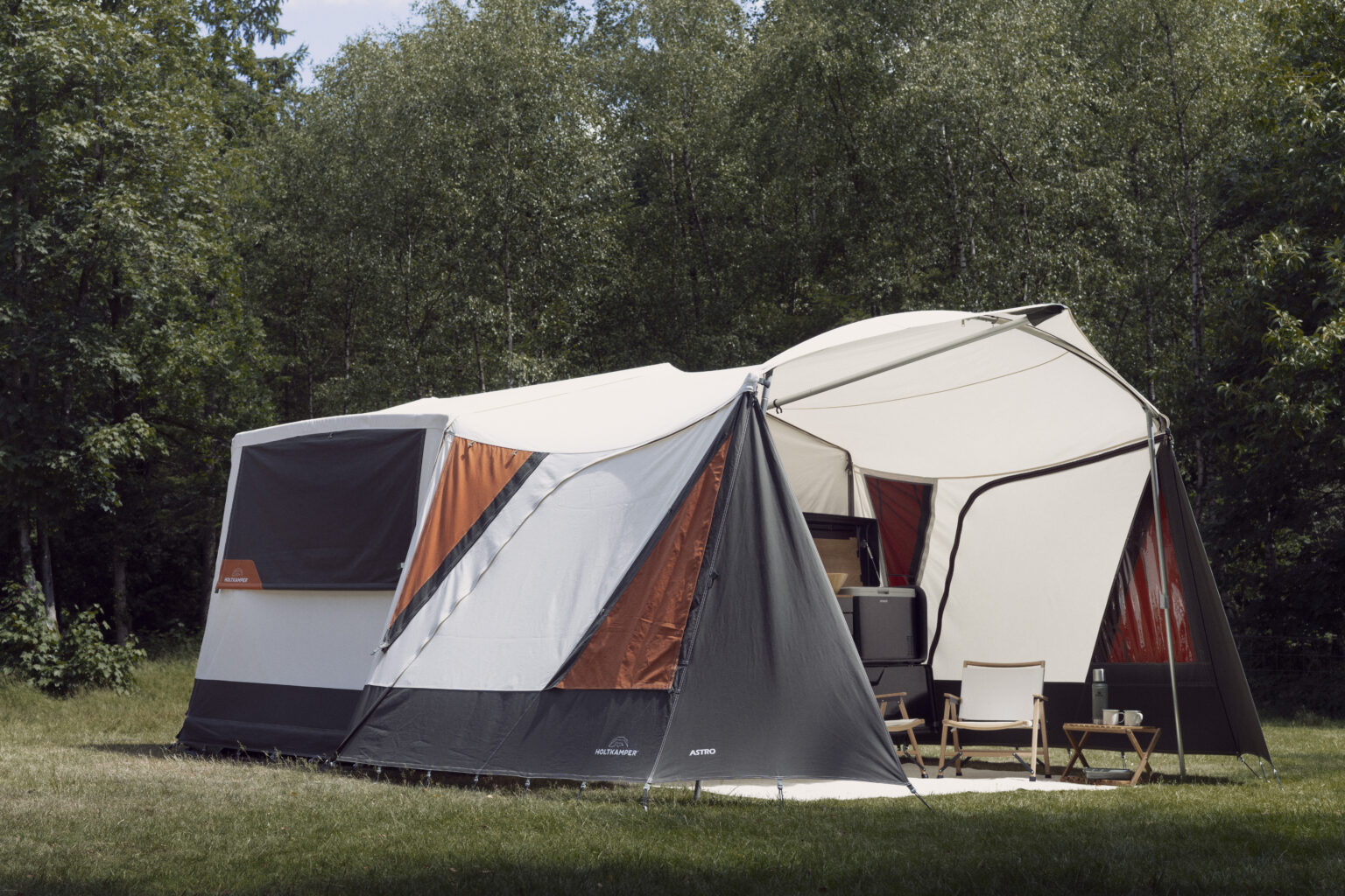 4 persoons vouwwagen; de Holtkamper Astro - Holtkamper